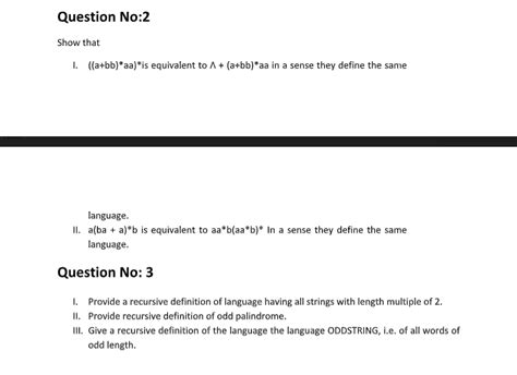 Solved These Are The Questions From The Course Theory Of Chegg Com