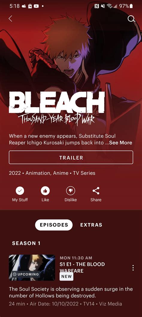 Where Can I Watch Bleach R Bleach