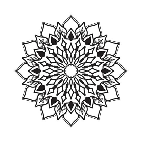 Premium Vector Circular Pattern Mandala Art Decoration Elements