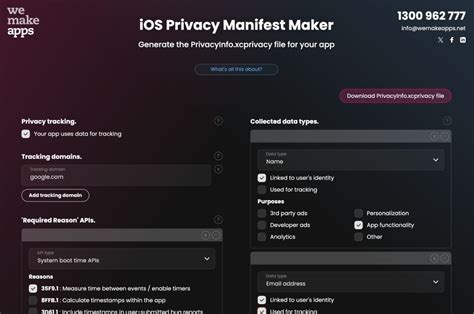 How To Quickly Get A Privacyinfoxcprivacy File For Your Ios App By Mick Byrne Medium