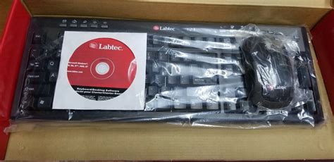 No Wireless Hub Labtec Media Wireless Desktop Keyboard Optical Mouse