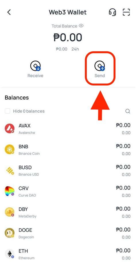 How To Send From Your Coins Ph Web3 Wallet Coins Ph Help Center