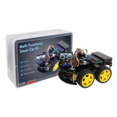 Lafvin Multi Functional Smart Robot Car Kit For Arduino For Uno With