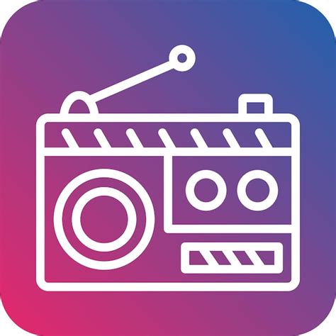 Premium Vector Vector Design Radio Icon Style