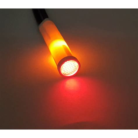 Red Neon Indicator Lamp With 6 Leads