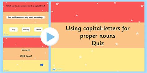 Using Capital Letters Proper Nouns Powerpoint Twinkl