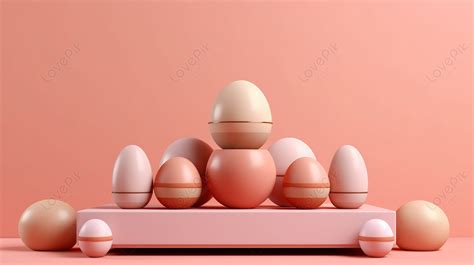3d 벡터 렌더링 파스텔 컬러 부활절 달걀 연단과 산호 핑크 배경 연단 배경 부활절 배경 핑크 컬러 배경 이미지 Hd 연단 부활절 핑크 컬러 배경 사진 무료