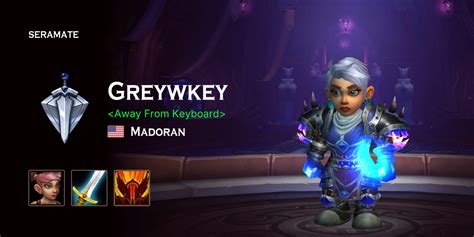 Greywkey Madoran Us · Seramate · Wow Pvp Leaderboards Arena Activity Character Profiles