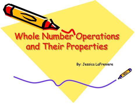 PPT Whole Number Operations And Their Properties PowerPoint