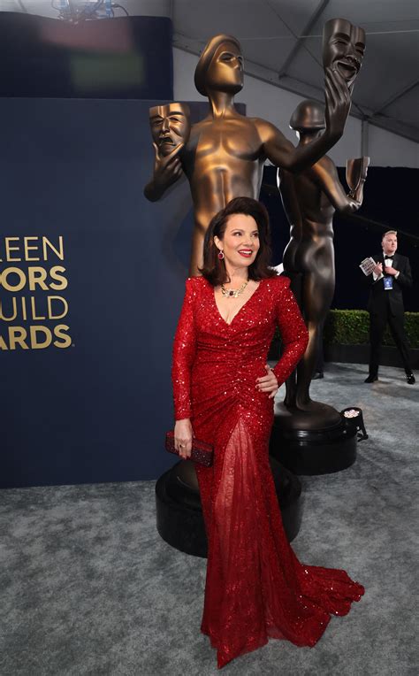 Fran Drescher 66 Leaves Fans Drooling With Plunging Tight Red Dress