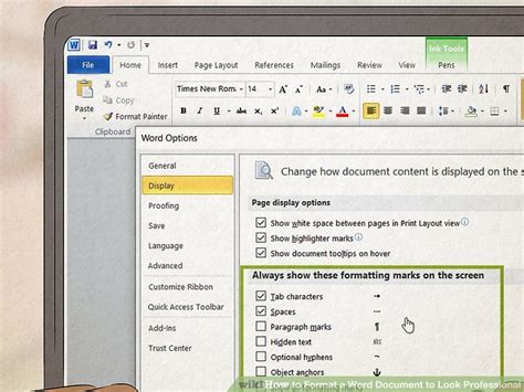 How To Format A Word Document To Look Professional 13 Steps