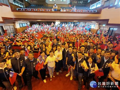 侯友宜首度台中造勢 藍營民代大團結相挺