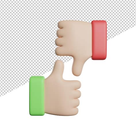 Une Main Avec Un Pouce Vert Et Un Pouce Rouge Et Un Pouce Vert Et Un