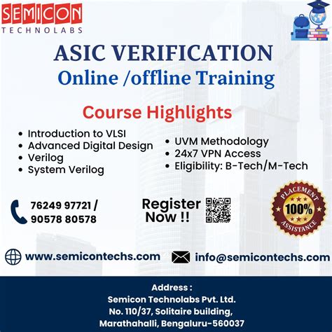 vlsi embedded trainings on linkedin semicontechnolabs
