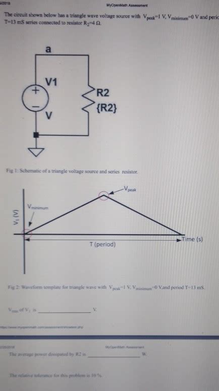 Solved MyOpen Met The Circuit Shown Below Has A Triangle Chegg Com