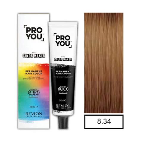 Tintura 8 34 Pro You Rubio Claro Dorado Cobrizo 90ml Mas Oxi Knasta Chile