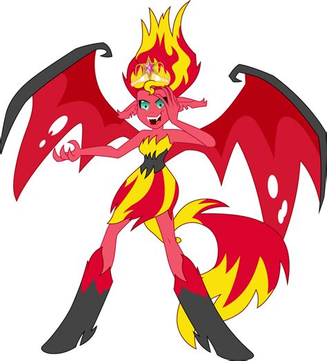 Demon Sunset Shimmer 2 By Cloudyglow On Deviantart