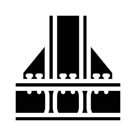 Foundation Metallic Frame Glyph Icon Vector Illustration 17290109 Vector Art At Vecteezy