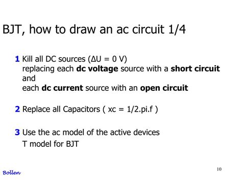 PPT BJT AC Behavior PowerPoint Presentation Free Download ID