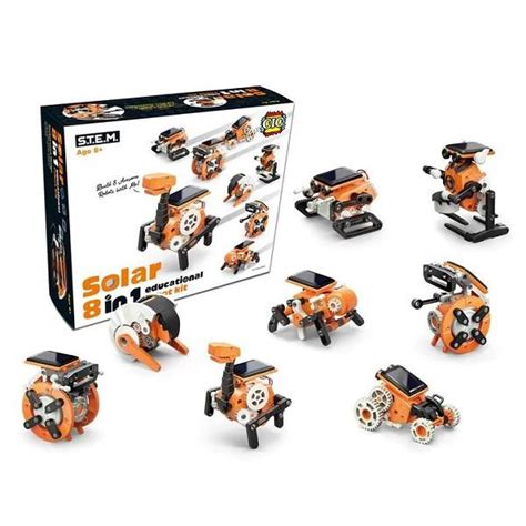 Solar 8 In 1 Educational Robot Loadza Toyz