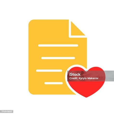 하트 라인 아이콘이 있는 파일입니다 관계 사랑 데이트 발렌타인 데이 연결 결혼 가족 감정 사업과 광고를 위한 흰색 배경에 벡터 컬러 아이콘 가족에 대한 스톡 벡터 아트 및