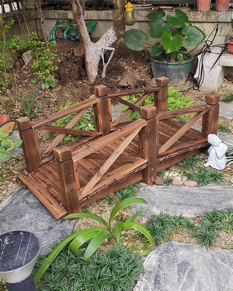 Decorative Wood Bridges Wooden Garden Bridge Pond Bridge Landscape