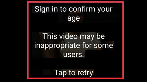 How To Fix YouTube Sign In To Confirm Your Age This Video Maybe Inappropriate For Some Users Try