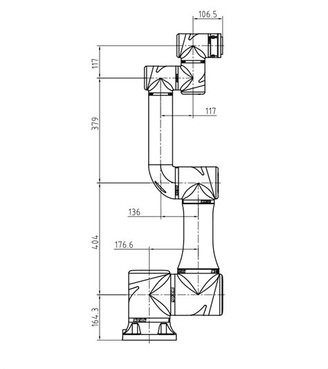 18kg Payload 900mm Collaborative Robot Arm For Industrial Tasks Evs Robot