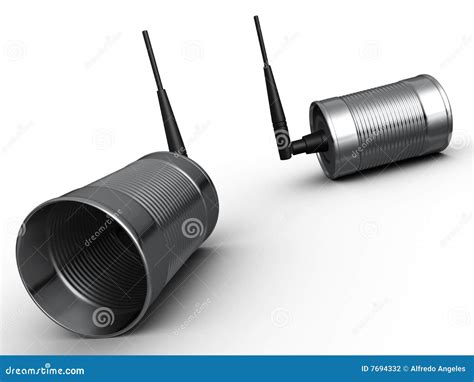 Aluminum Food Can Wireless Phones Stock Photography Image 7694332