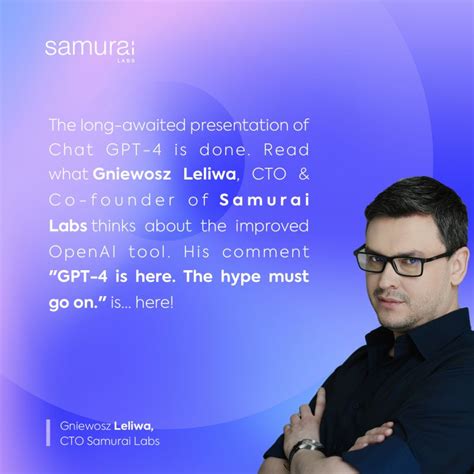 Samurai Labs On Linkedin Samurailabs Ai Gpt4 Openai Artificialintelligence