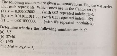 Solved The Following Numbers Are Given In Ternary Form Find Chegg
