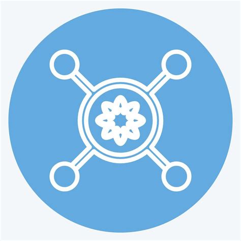 Icon Intelligent Control Suitable For Data Analytics Symbol Blue Eyes