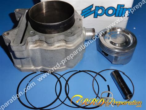 Kit 300cc Polini Ø77mm Cylinder Piston Used For Piaggio Vespa