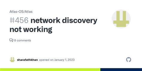 Network Discovery Not Working · Issue 456 · Atlas Osatlas · Github