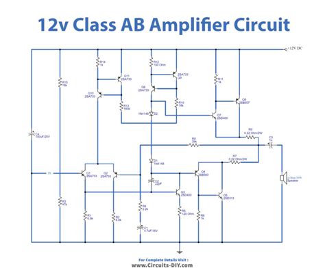 Class Ab Amplifier Circuit Diagram Henriette Weddle