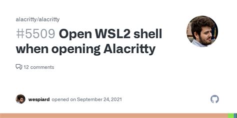 Open Wsl2 Shell When Opening Alacritty · Issue 5509 · Alacrittyalacritty · Github