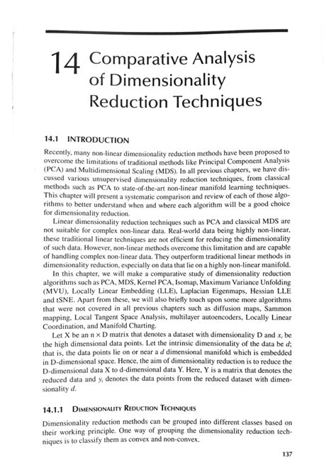 Pdf Comparative Analysis Of Dimensionality Reduction Techniques