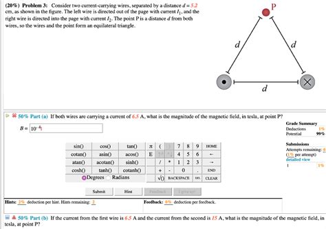 Solved 20 Problem 3 Consider Two Current Carrying Wires
