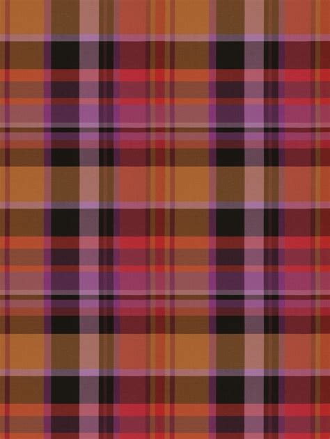 Red Cherry Candy Box Plaid Fabric