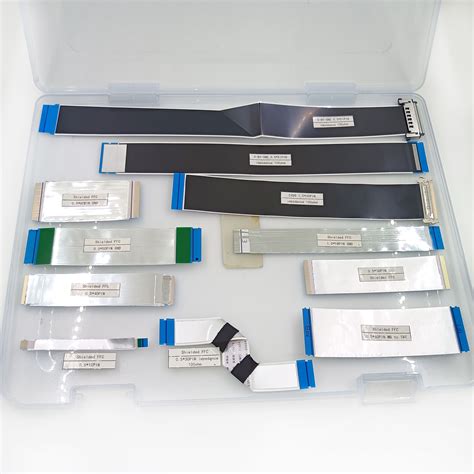 Custom Made Shielded Cable 0 5 1 0 1 25 2 54 Mm Pitch Ffc Cable Assembly Flex Ribbon Flat