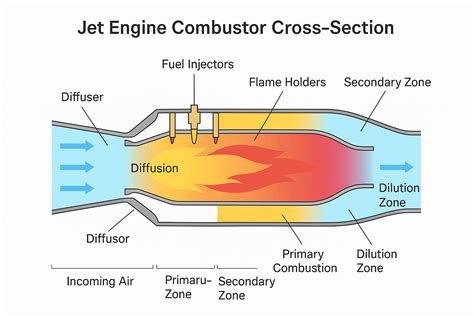 How A Jet Engine Works — Illustrated Step By Step With Diagram Aerospace Answers