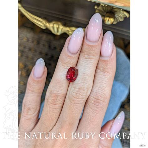 Loose Ruby Oval 4 09 Ct R13218 The Natural Ruby Company