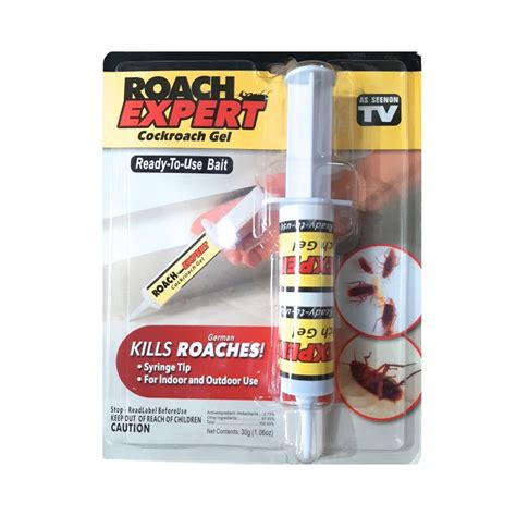 Roach Expert Cockroach Killer Gel Eliminate Roaches Fast 30g Pack Of 4