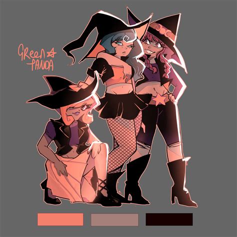 Witch Poses Reference 81