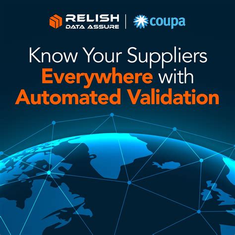 Data Assure Automate Validate And Enrich Supplier Data Relish