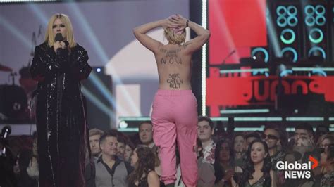 Topless Junos Protester Wants Drastic Climate Action Globalnews Ca