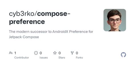 Github Cyb3rkocompose Preference The Modern Successor To Androidx Preference For Jetpack Compose