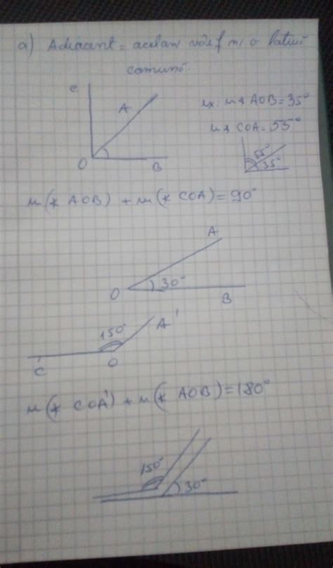 Adesenati Doua Unghiuri Adiacente Complementare Bdesenati Doua
