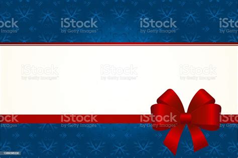 초대장 인사말 또는 선물 카드와 함께 빨간 리본 및 A에 활 장식 요소 배경 선물 상품권 템플릿 텍스트에 대 한 장소입니다