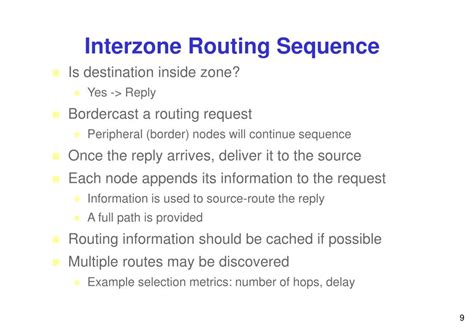 PPT Determining The Optimal Configuration For The Zone Routing Protocol PowerPoint